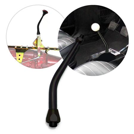 Shift Lever Arm - Solid One-Piece Chrome or Black Steel Automatic Stic ...